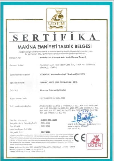 Hakkımızda - Kanmak Makina